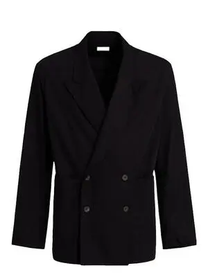 Dries Van Noten Double Breasted Blazer - Black