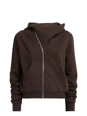Rick Owens Mountain Jersey Turtleneck Sweatshirt - Black