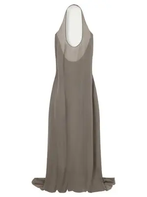 Rick Owens Halter Neck Floor-length Gown - Gray