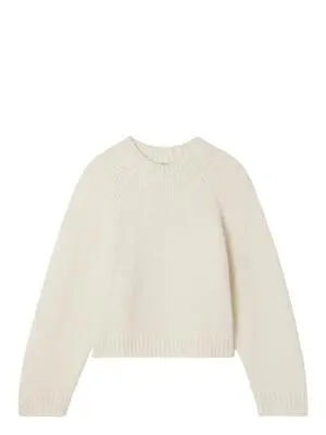 NILI LOTAN Nili Lotan Tomaso Cashmere And Silk Crew Neck Sweater