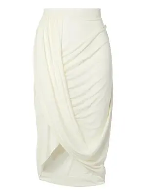 Dries Van Noten Midi Skirt - White
