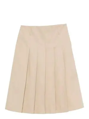 A.p.c. Pleated Mini Skirt - Nude