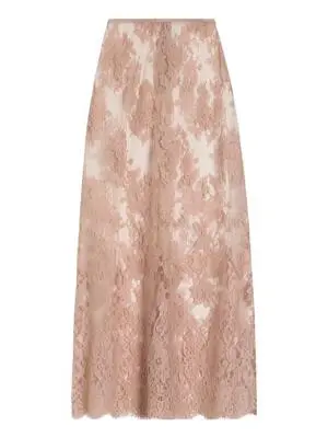DOLCE & GABBANA Dolce & Gabbana Chantilly Lace Midi Skirt