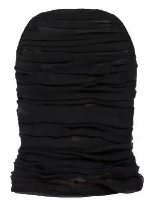 Balenciaga Draped Bustier Top - Black
