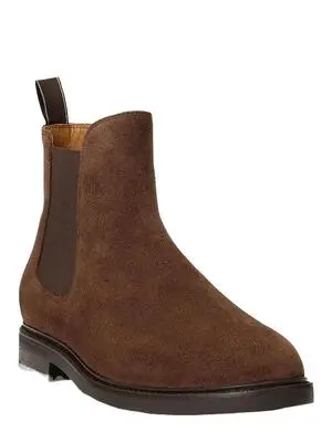 Polo Ralph Lauren Suede Elastic-panel Boots - Brown