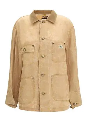 R13 Evelyn Chore Workwear Jacket - Nude