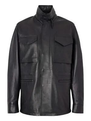 Gabriela Hearst Long-sleeved Leather Jacket - Black