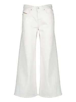 DIESEL® D-akemi 1978 Wide Leg Jeans - White