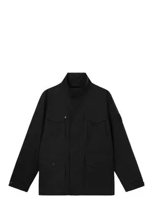 Stone Island Multi-pocket Stand Collar Jacket - Black