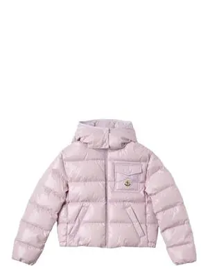 Moncler Quilted Down Jacket With Detachable Hood - Pink