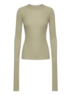Rick Owens Rick Owens Long Sleeve T-Shirt Beige