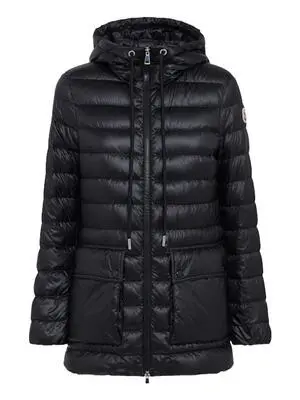 Moncler Quilted Hooded Down Jacket - Black