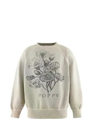 SAINT MXXXXXX Floral Print Sweatshirt - Grey