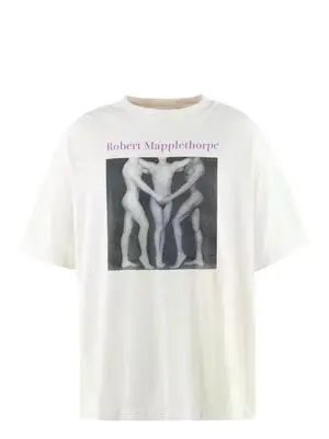 SAINT MXXXXXX Robert Mapplethorpe Photographic-print T-shirt - Neutrals