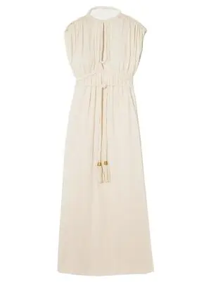 Isabel Marant Étoile Isabel Marant Knitted Ruffled Long Dress White