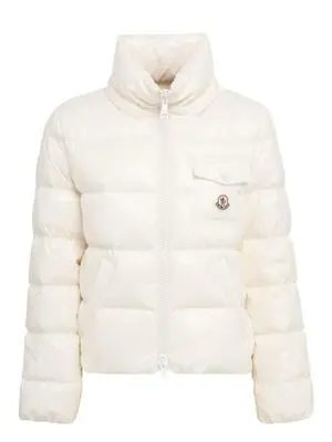 Moncler Andro Nylon Hooded Down Jacket - White