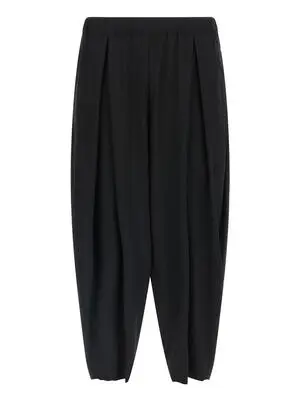 Comme Des Garçons Elastic Waistband Trousers - Black