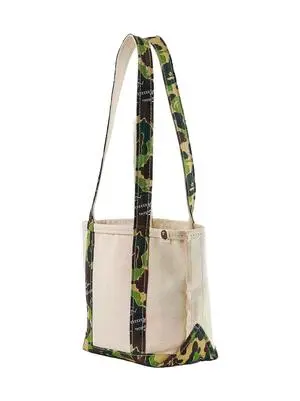 SAINT MXXXXXX Camo-print Canvas Shoulder Bag - Neutrals