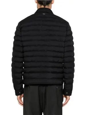 Herno Quilted Padded Shirt Jacket - Black