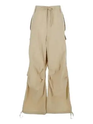 P.a.r.o.s.h Drawstring Cargo Pants - Beige