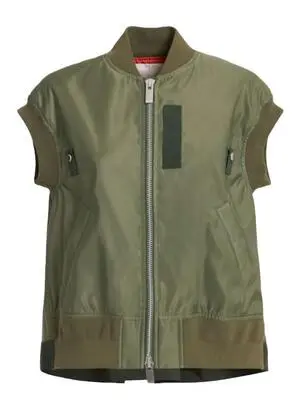 SACAI Sacai Sleeveless Zip-Up Bomber Jacket