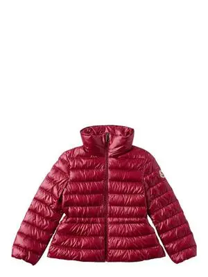 Moncler Moncler Shiny Nylon Down Jacket Red