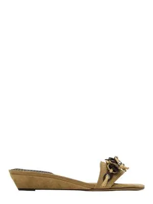 Isabel Marant Étoile Iela Open Toe Wedge Sandals - Taupe
