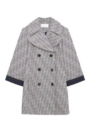 Chloé Double-breasted Windbreaker - Gray