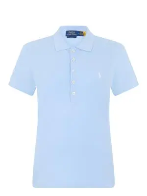 Polo Ralph Lauren Julie Slim Fit Polo Shirt - Blue