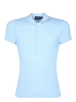 Polo Ralph Lauren Julie Slim Fit Polo Shirt - Blue