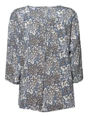 Max Mara Floral Print Blouse - Multi-color