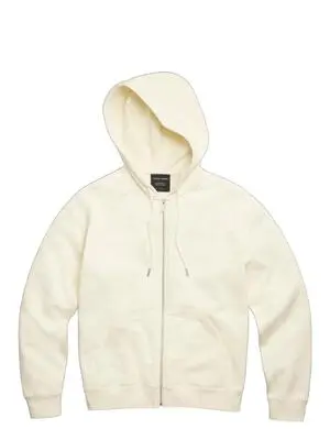 Canada Goose Wander Full Zip Embroidered Hoodie - Bone
