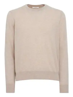 THE ROW Cashmere Crewneck Sweater - Nude