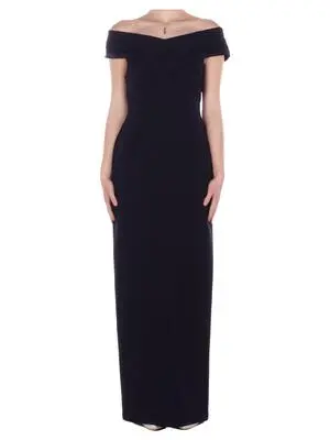 Ralph Lauren Off-the-shoulder Gown - Black