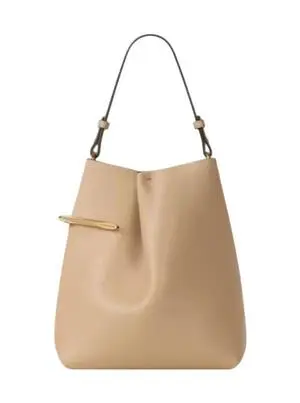Givenchy Pinch Me Pouch In Nappa Leather - Camel