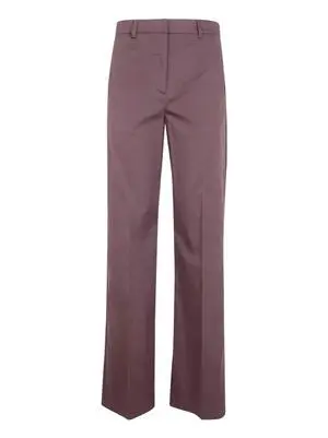 BLUGIRL Tailored Trousers With Slit Pockets - Gray