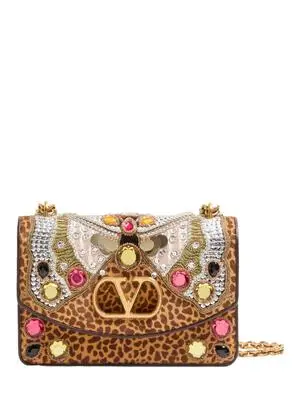 Valentino Garavani Vain Chain-strap Shoulder Bag - Brown
