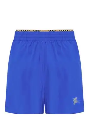 BURBERRY Burberry Checked-Trim Stretch Shorts