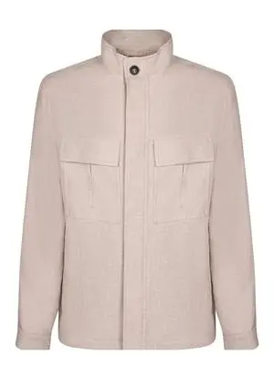 Zegna Zegna High Collar Utility Jacket No