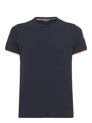 Moncler Stretch Cotton Jersey T-shirt - Black