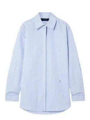 PROENZA SCHOULER Proenza Schouler Striped Cotton-Silk Blend Shirt