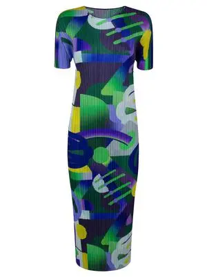 PLEATS PLEASE BY ISSEY MIYAKE Playground Dress - Multicolor