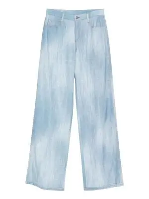 Ermanno Scervino Wide-leg Trousers - Blue