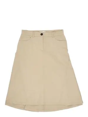 Fendi Belt Loop Midi Skirt - Nude