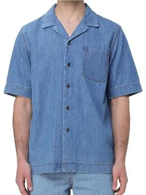 Dries Van Noten Short-sleeved Shirt - Blue