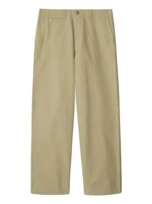 Burberry Straight-leg Mid-rise Chinos - Nude