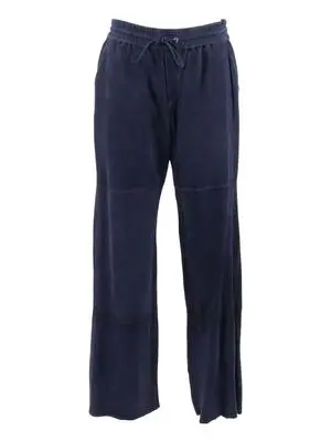 P.a.r.o.s.h P.A.R.O.S.H. Suede Drawstring Trousers Blue