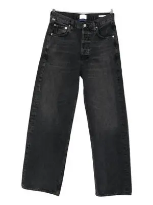Citizens Of Humanity Ayla Wide-leg Jeans - Black