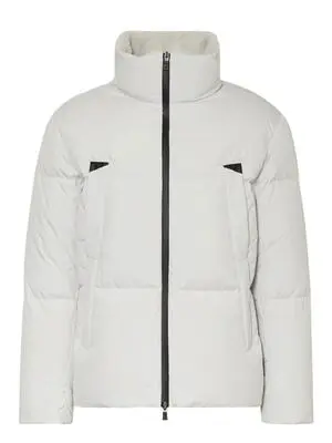 Herno Padded Jacket With High Neck - Grey