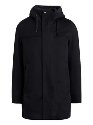 Herno Long-sleeved Hooded Cotton Jacket - Black